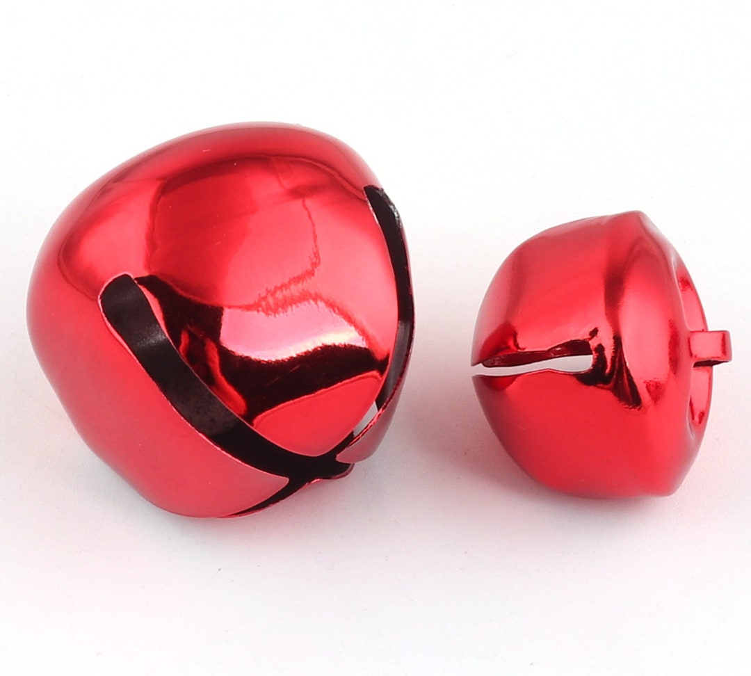 29/39mm Red Jingle Bells Sleigh Bells Bell Charms Dog Pet Collar Drops ...