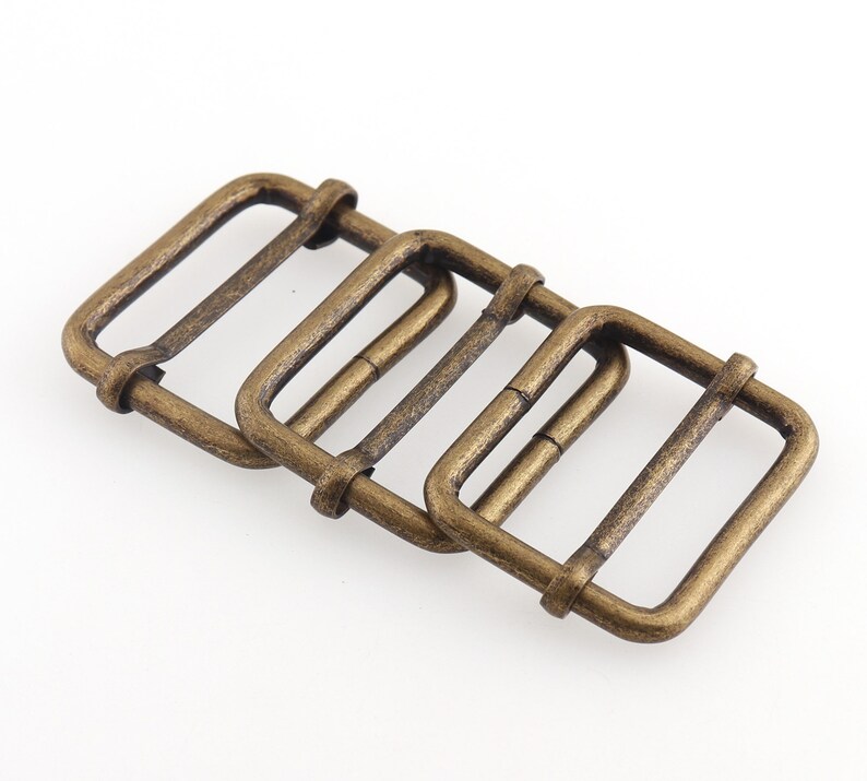 Slide Buckles Movable Adjuster Slide Buckle 6pcs Belt Buckle 1 | Etsy