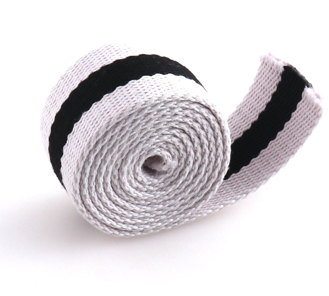 1.5 Webbing Cotton Webbing Knit Tape Ribbon Trim Black - Etsy
