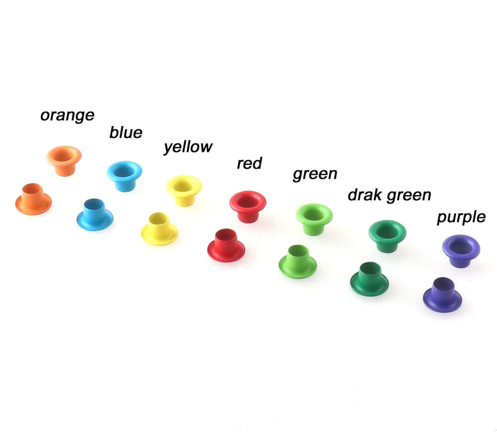 Grommet 4mm Metal Eyelets Small Rivets Colorful Eyelets & | Etsy