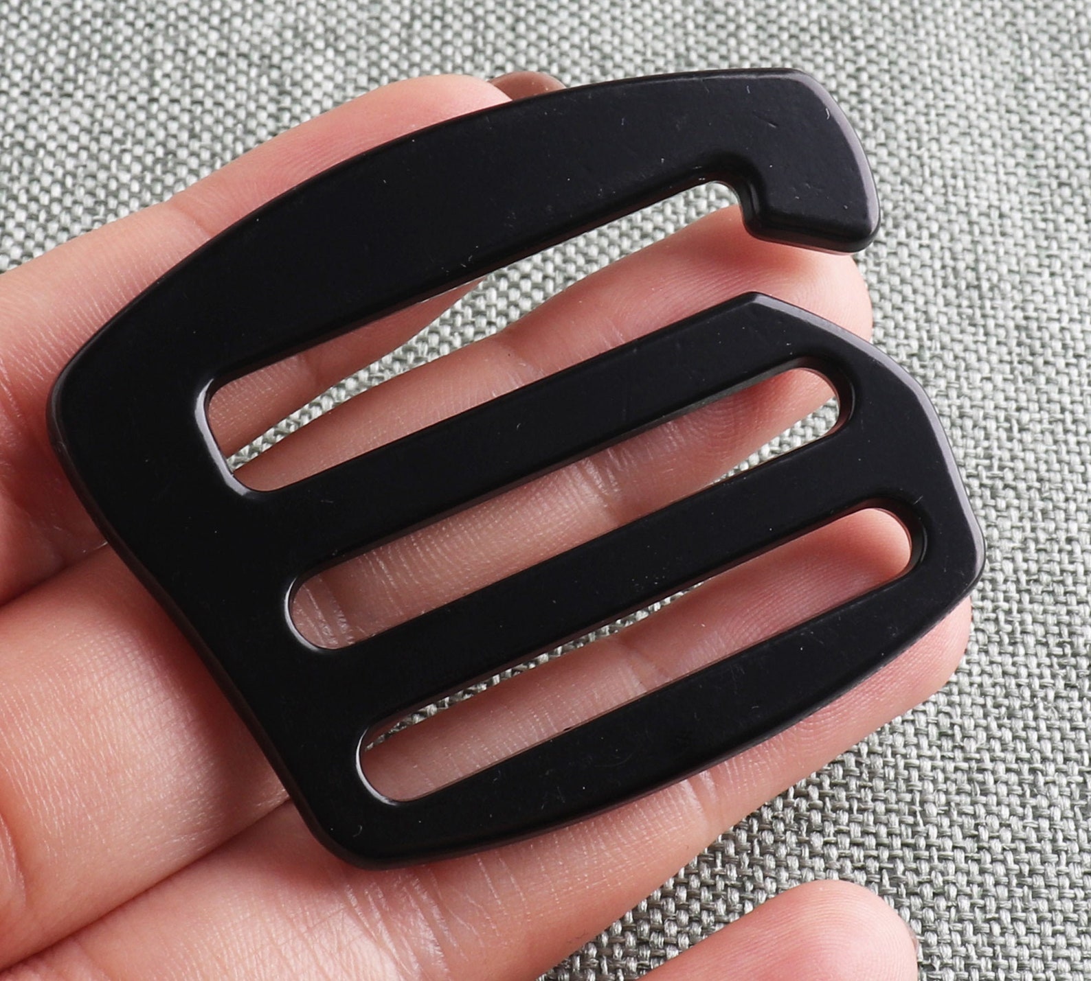 1 1/2 Inch G Hook Black G Buckle Bra Sliders G Hook Hardware for ...