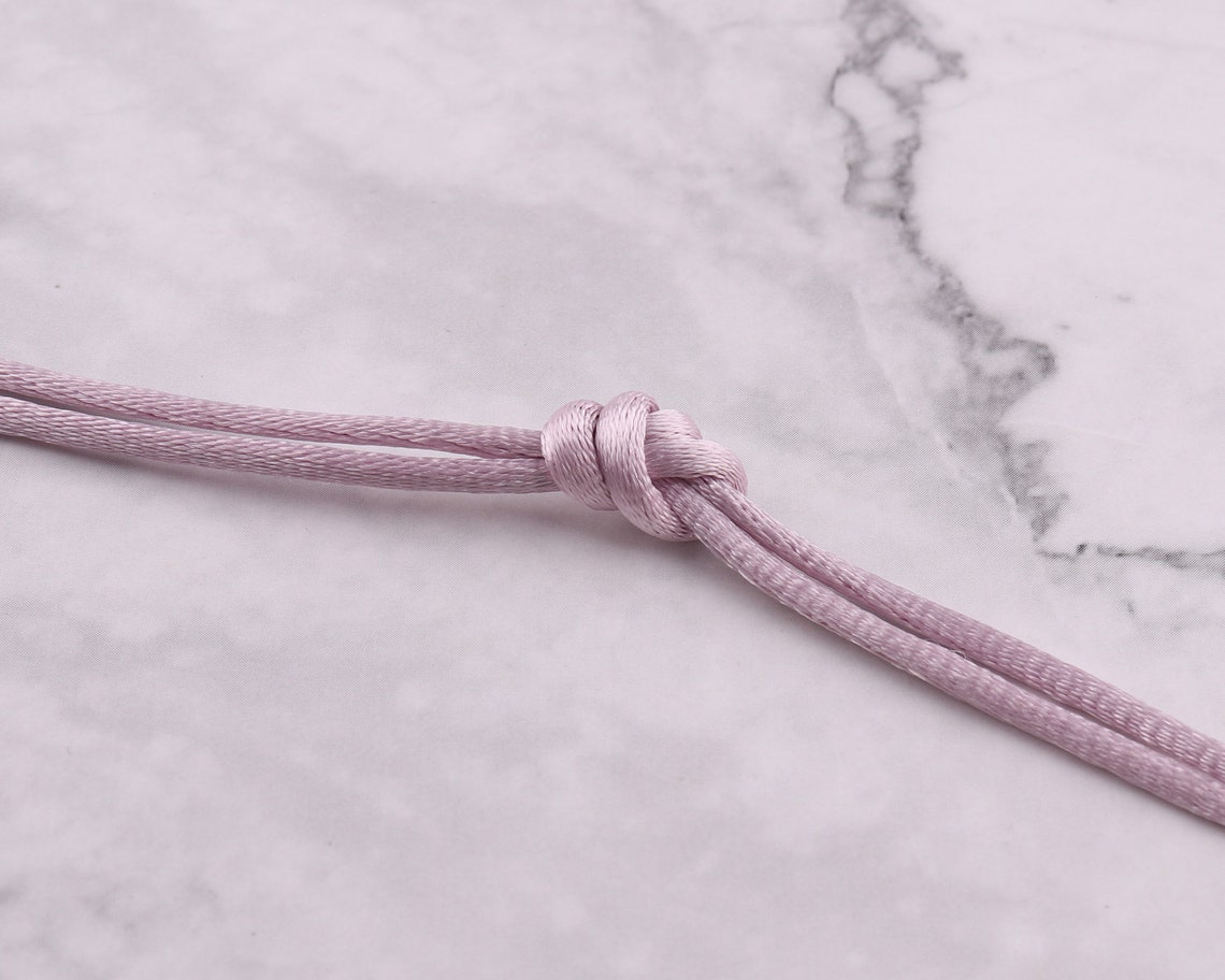 Satin Rope 50 Yards Bugtail Satin Cord Nylon Cord 2MM Purple | Etsy