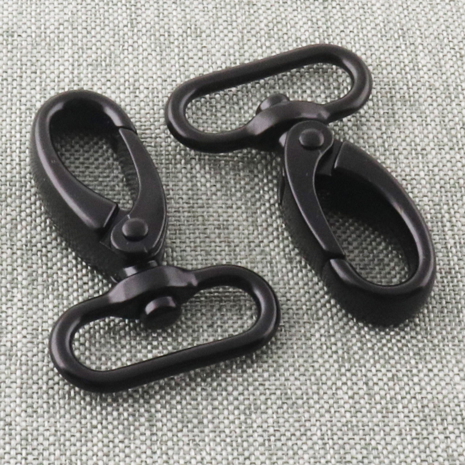 Heavy Duty Swivel Clasp Oval Snap Hooks Black 1 1/4 Inch Metal - Etsy UK
