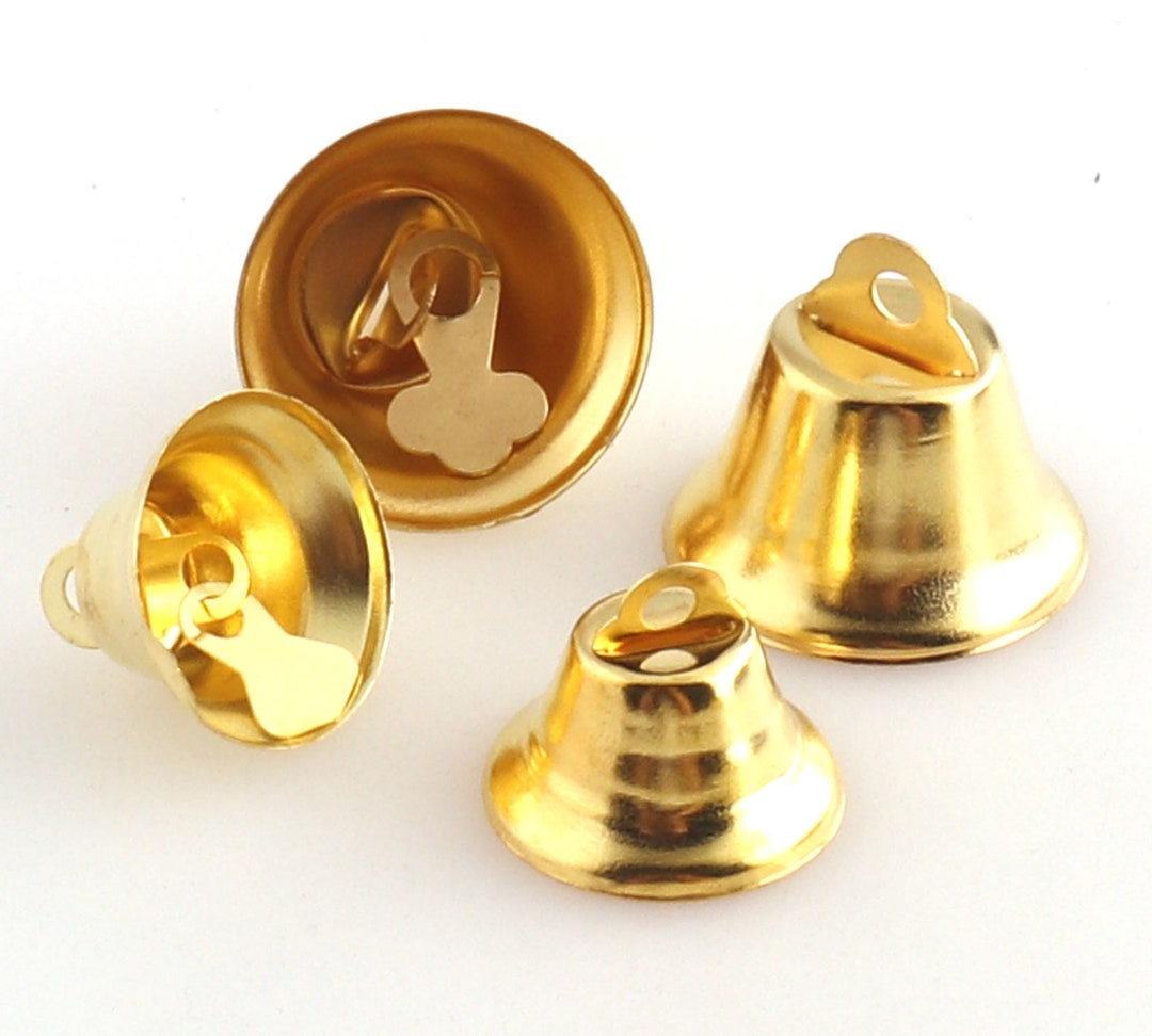 Liberty Bells Gold Jingle Bell 20/25mm Sleigh Bells Wedding Bell Church ...
