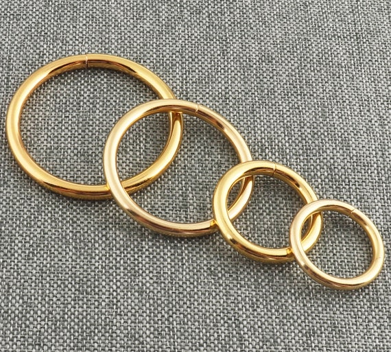 Gold O Ring Multi Size 38/32/20/18mm Metal O Rings Non Welded | Etsy