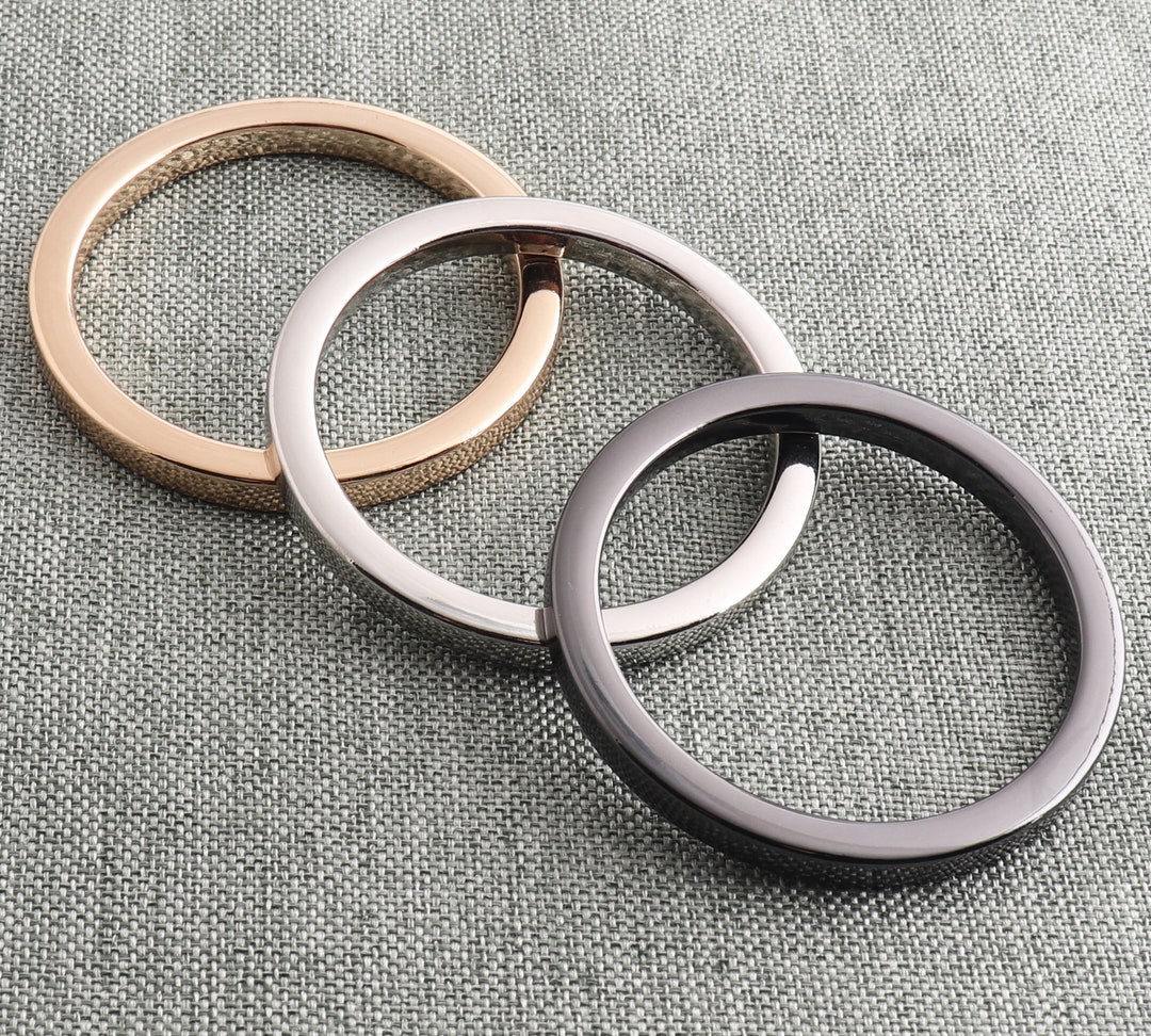 O Buckle Flat O Ring 2 Inch Metal O Rings Gold/silver/gunmetal Round ...
