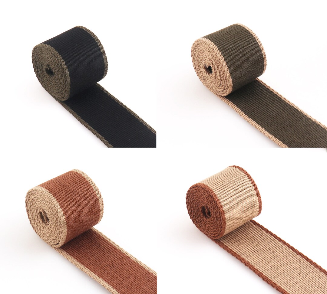 Webbing Cotton Blend Woven Trim Ribbon 1 1/2 Webbing for - Etsy