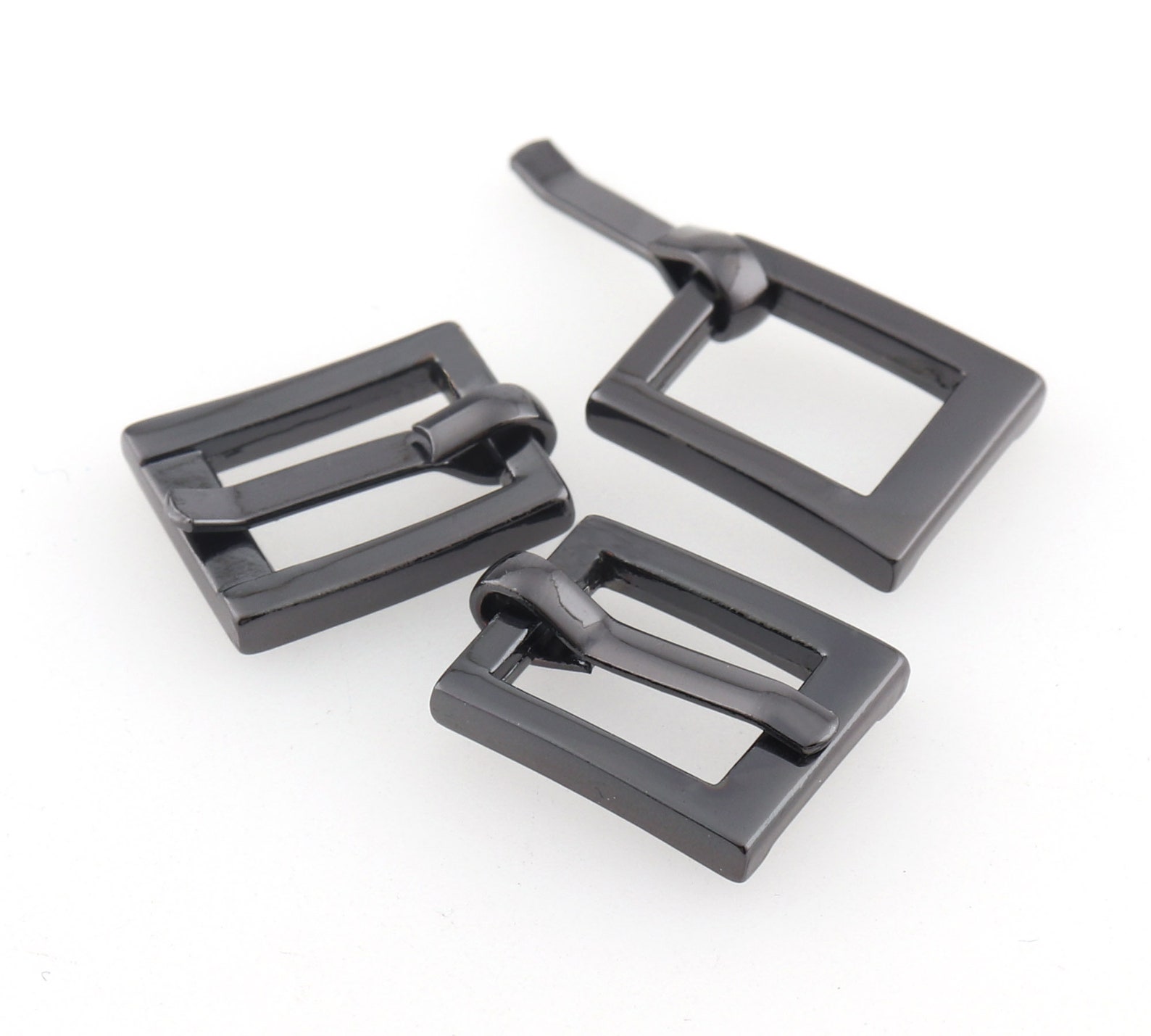 Gunmental Center Bar Buckle Pin Buckle Single Prong Belt - Etsy