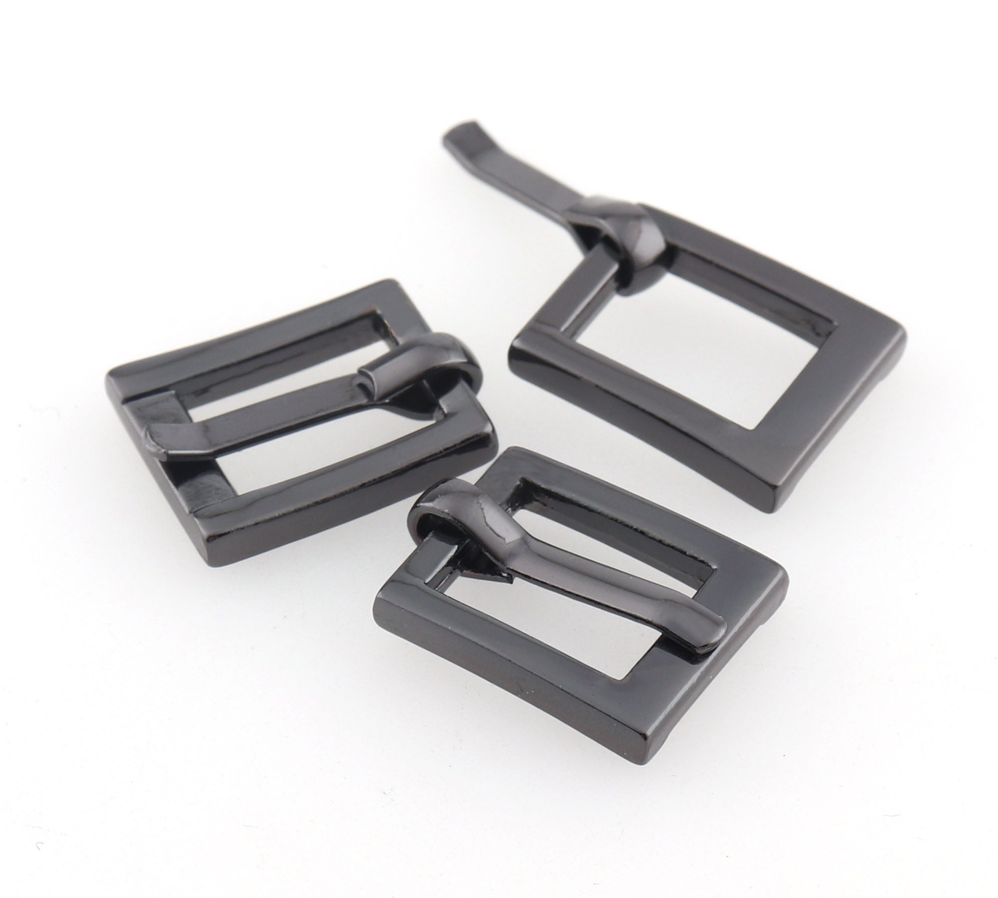 Gunmental Center Bar Buckle Pin buckle Single Prong Belt | Etsy