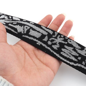 Jacquard Webbing,5 Yards Cotton Webbing Chinese Style Webbing Heavy ...