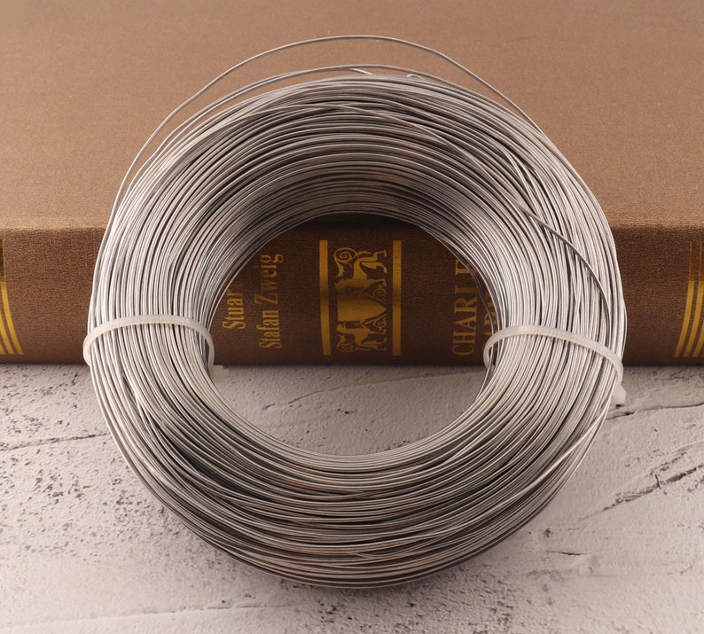 18 Gauge/20m Aluminum Wire Silver Color Beading Wire Bead Wire Jewelry ...