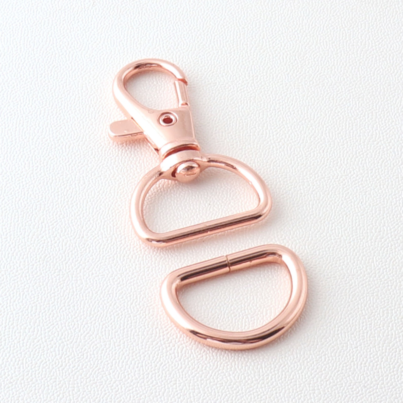 Swivel Clasp With D Rings 20mm Rose Gold Lobster Clasp Handbag - Etsy