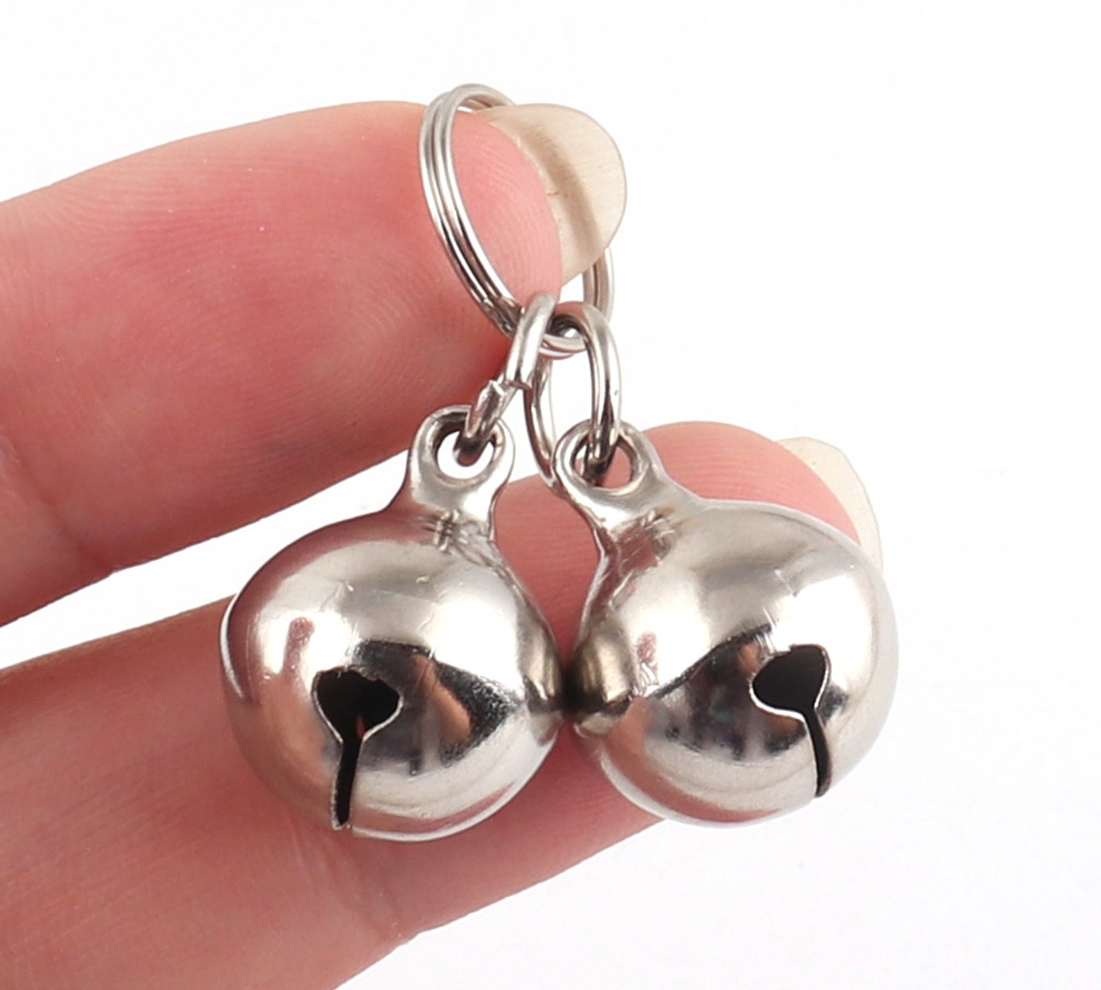 Silver Jingle Bell With Jump Rings 13mm Small Bells Bulk Bells | Etsy