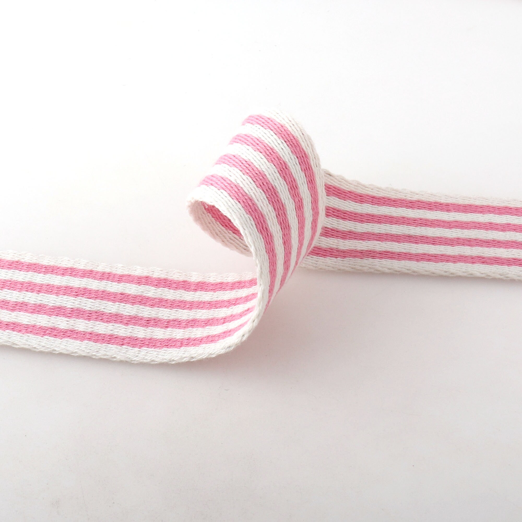 38mm Webbing Strap Pink/Red Striped Soft Webbing 1.5 | Etsy