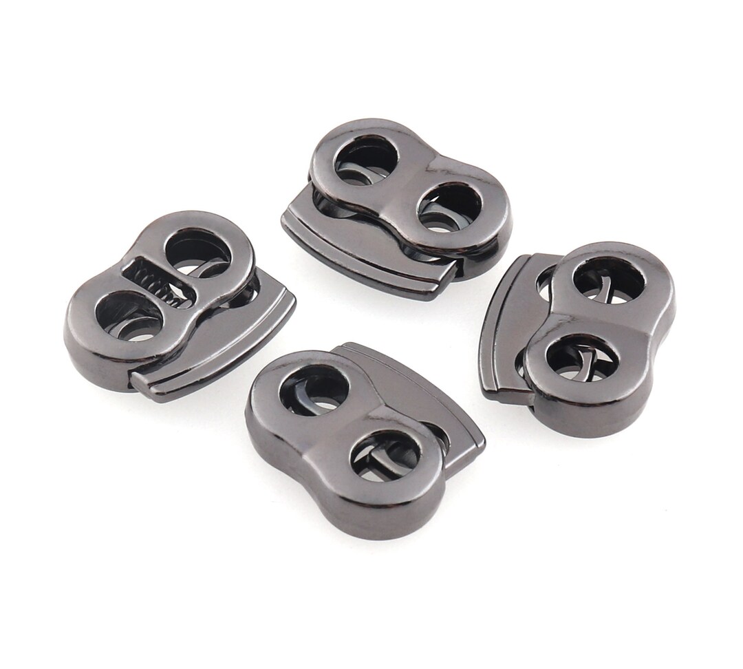 Cord Stopper Flat Rope Lock Spring Lock Cord Lock Metal Round Buckle ...