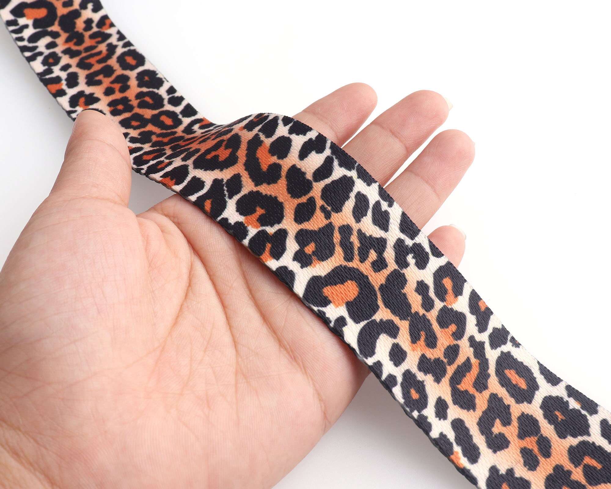 Leopard Webbing 1.5 Cotton Webbing Heavy Duty Soft | Etsy