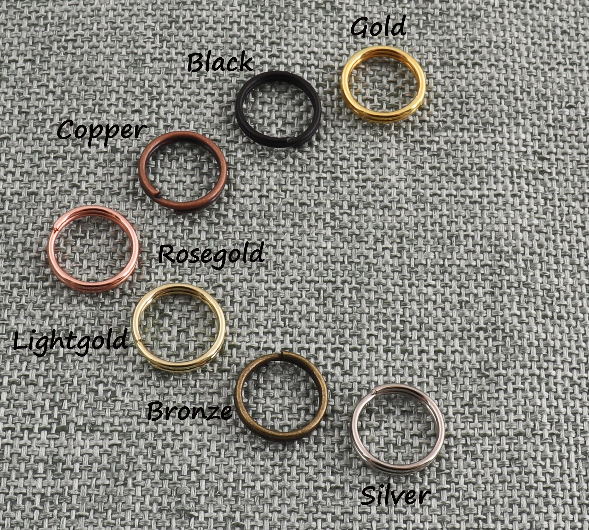 CHOOSE YOUR Color-split Rings 10mm Small Split Rings Open Jump - Etsy