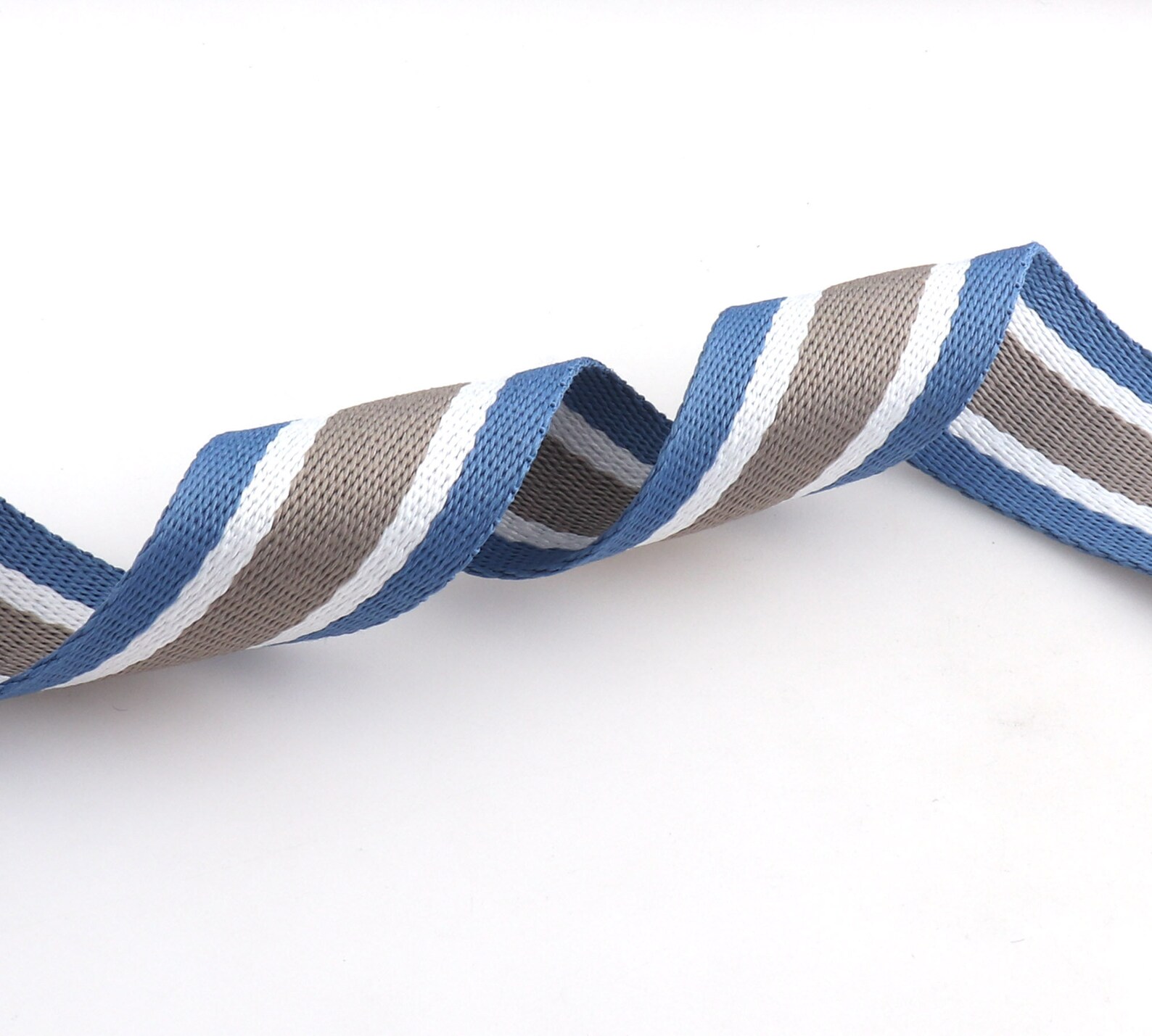 Heavy Duty Webbing 1.5 Inch Blue&gray Striped Webbing for Bag - Etsy