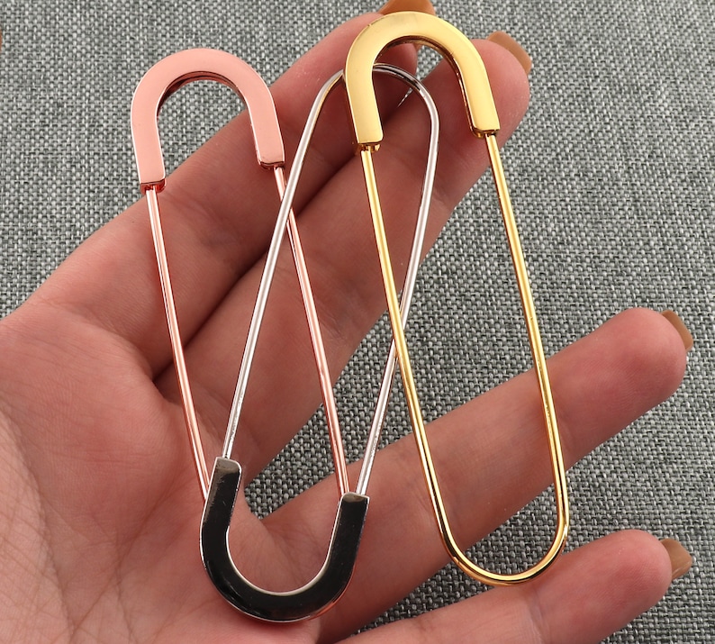 Large Safety Pins Metal Brooch Kilt Pins Blanket Pins Brooch | Etsy