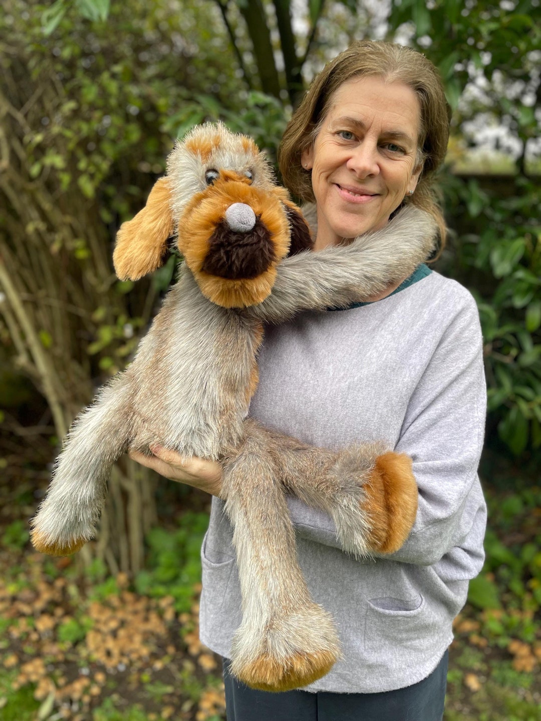 Rusty the Sensitive Dog Puppet - Etsy