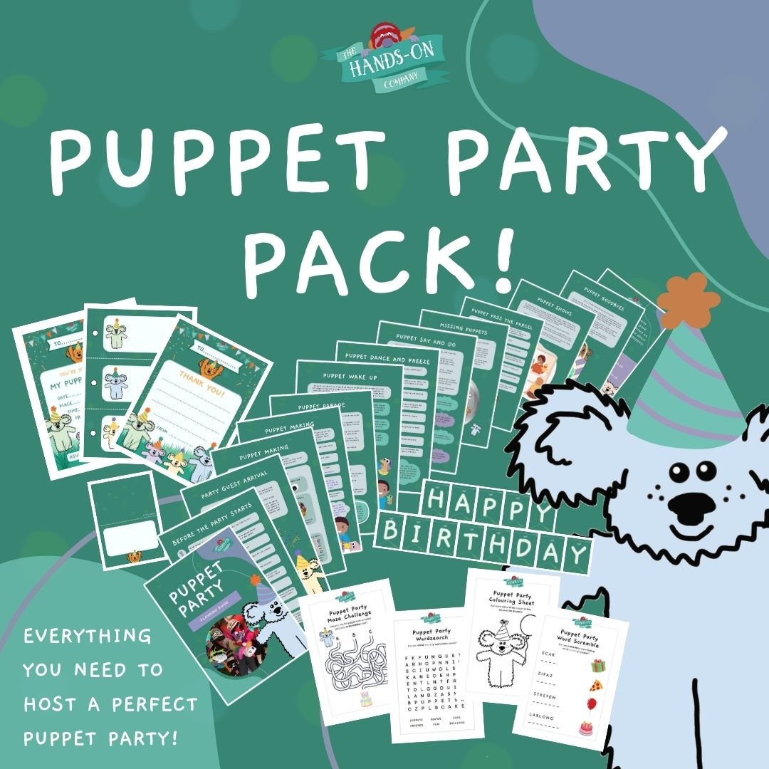 Puppet Party Pack *digital Download* Including a Party Guide, Puppet ...