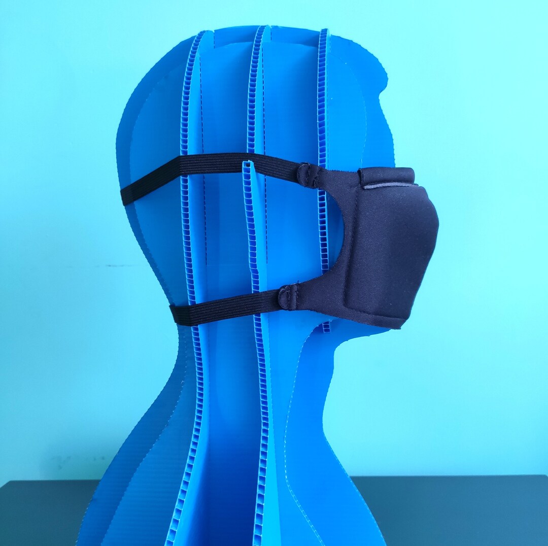 Face Mask Display Sculpture Laser Cut Vector File .AI .PDF .PLT .eps ...