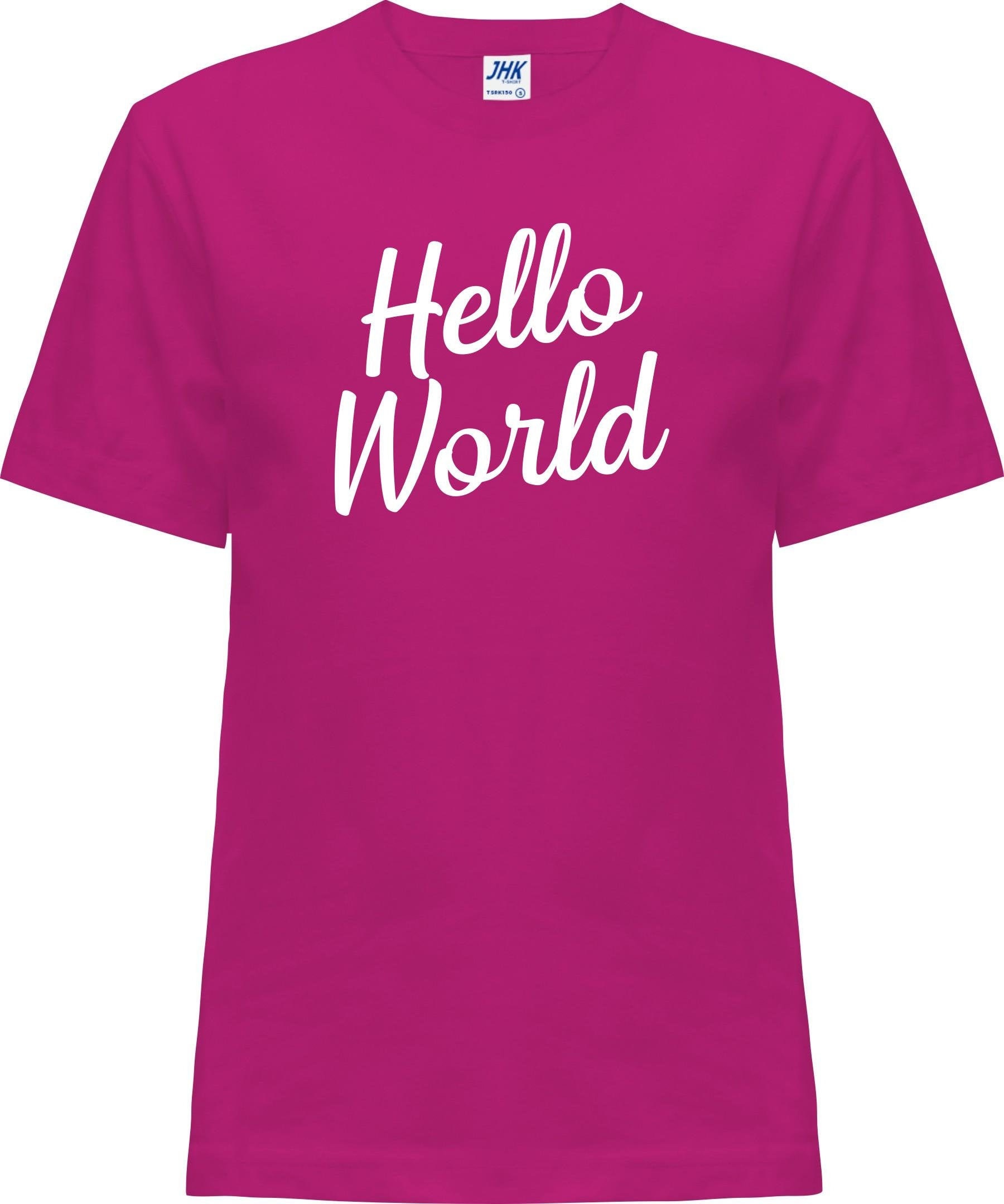Kinder Baby Shirt Hello World