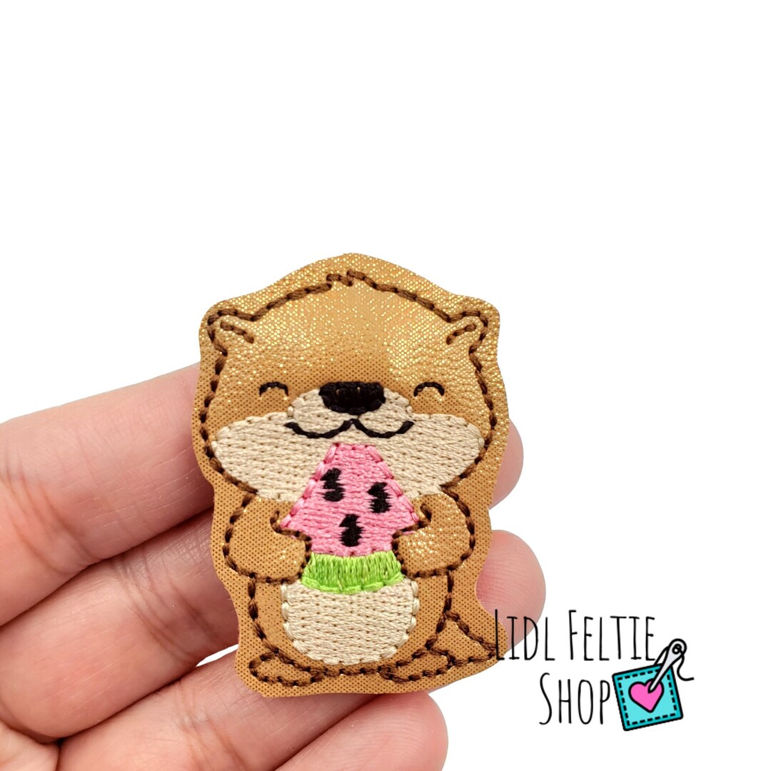 Watermelon Otter Felties | Summer Felties | Watermelon Felties | Vinyl ...