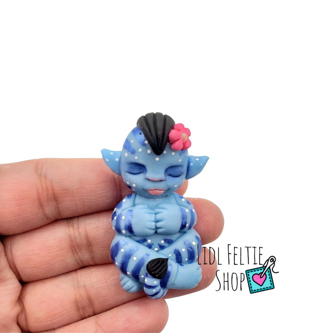 Baby Avatar Clay Character Inspired Claydolls for Bows Jewelry - Etsy