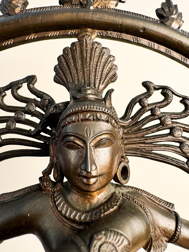 A Bronze Sculpture of Shiva Nataraja 32 Cm High/dancing Shiva Nataraja ...