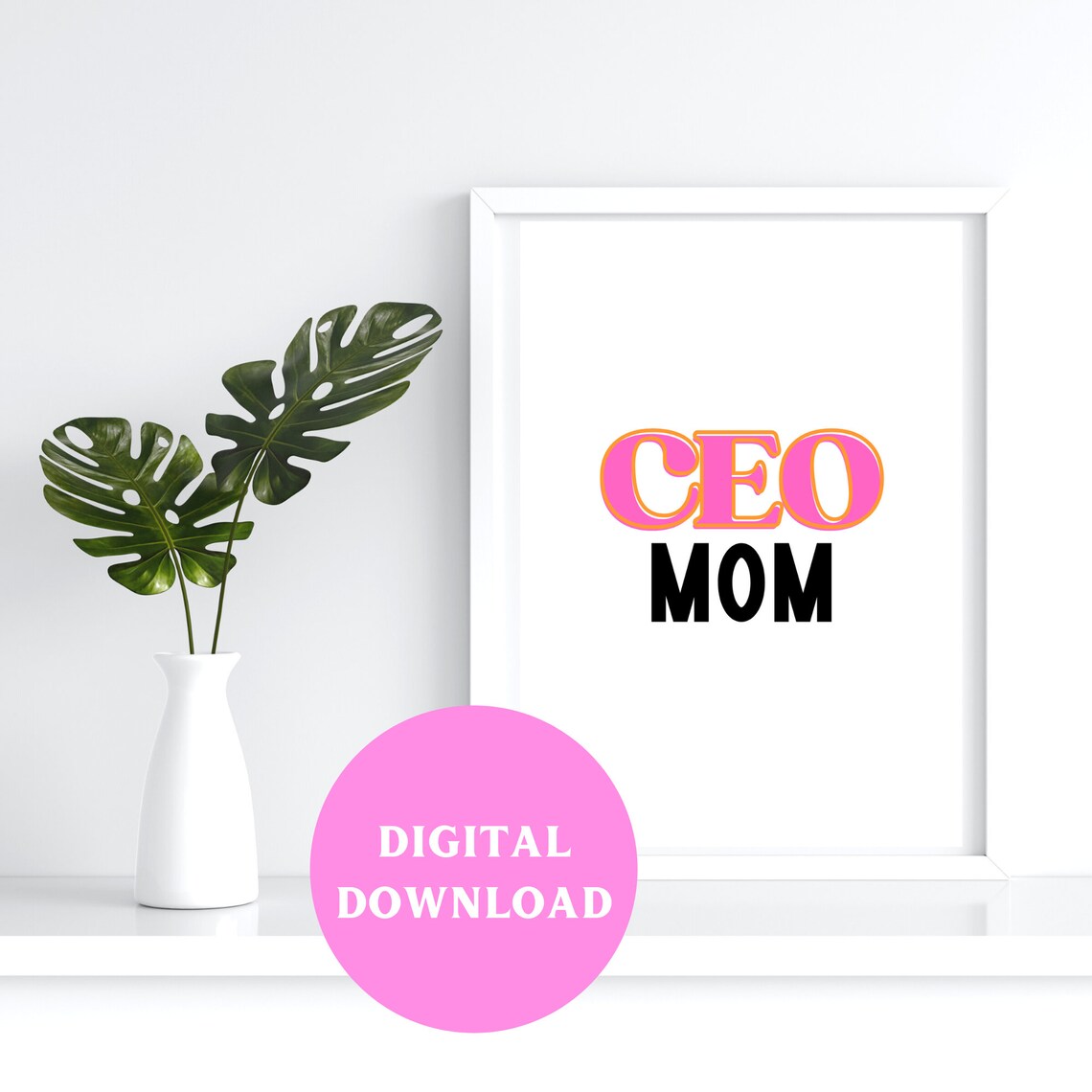 CEO Mom Printable Wall Art - Etsy