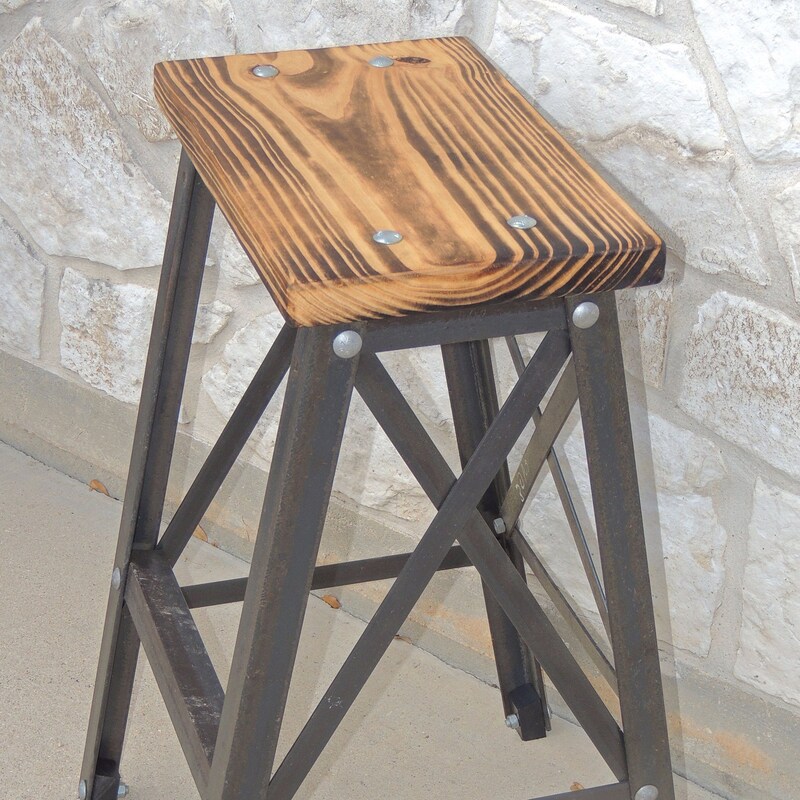 Rustic Bar Stools - Etsy