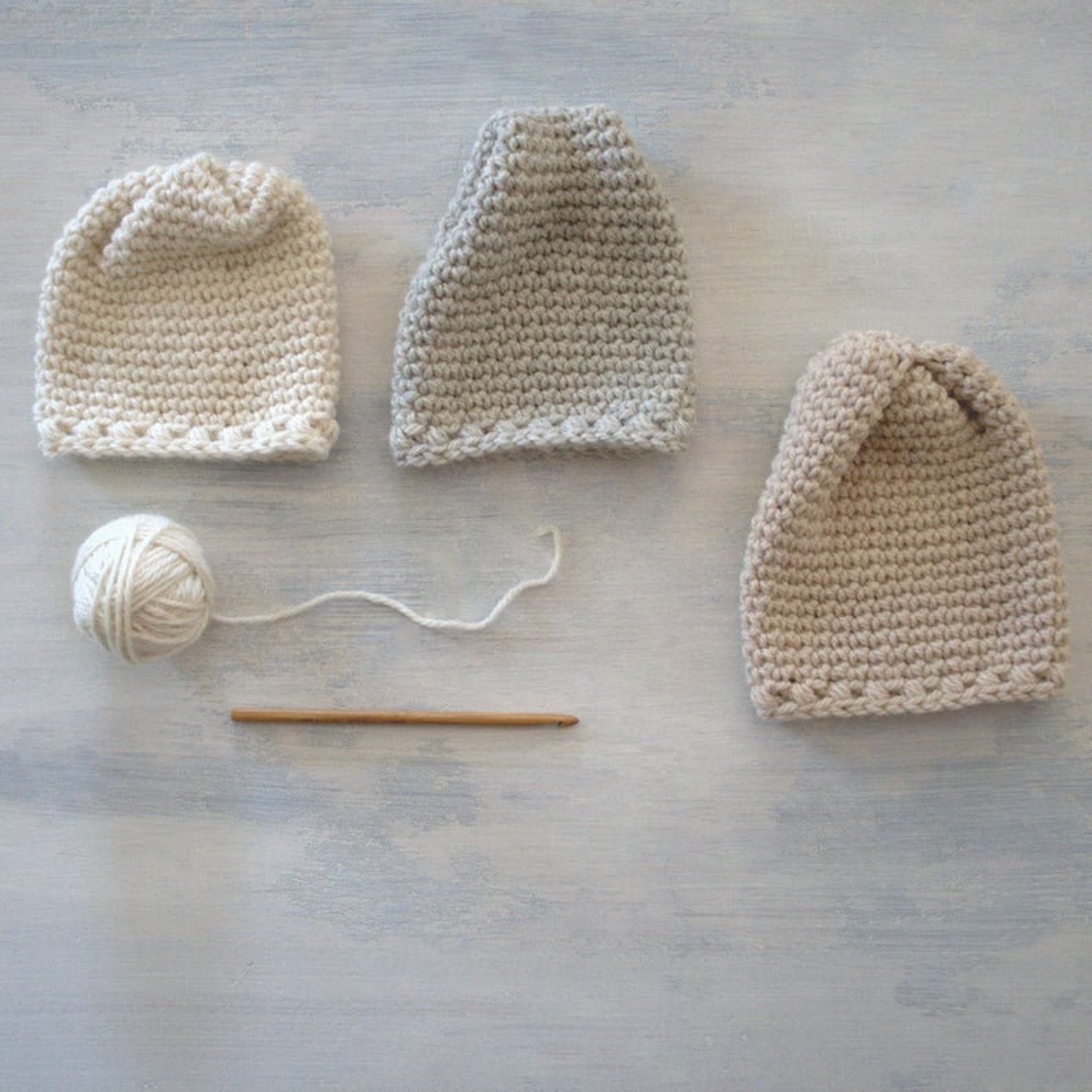 Newborn Beanie Pattern Easy Crochet Baby Hat Pattern DIY | Etsy