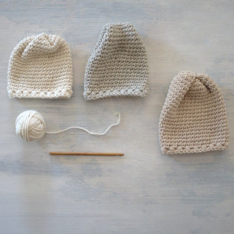 Newborn Beanie Pattern Easy Crochet Baby Hat Pattern DIY | Etsy