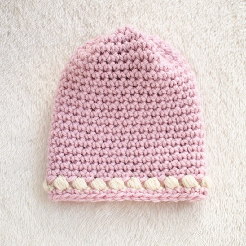 Newborn Beanie Pattern Easy Crochet Baby Hat Pattern DIY | Etsy