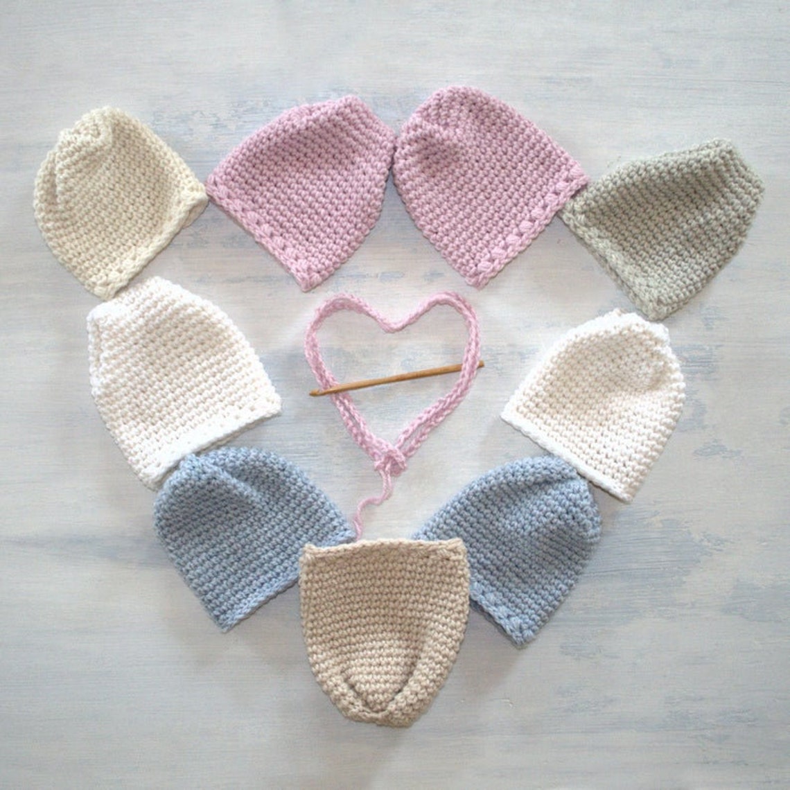 Newborn Beanie Pattern Easy Crochet Baby Hat Pattern DIY | Etsy