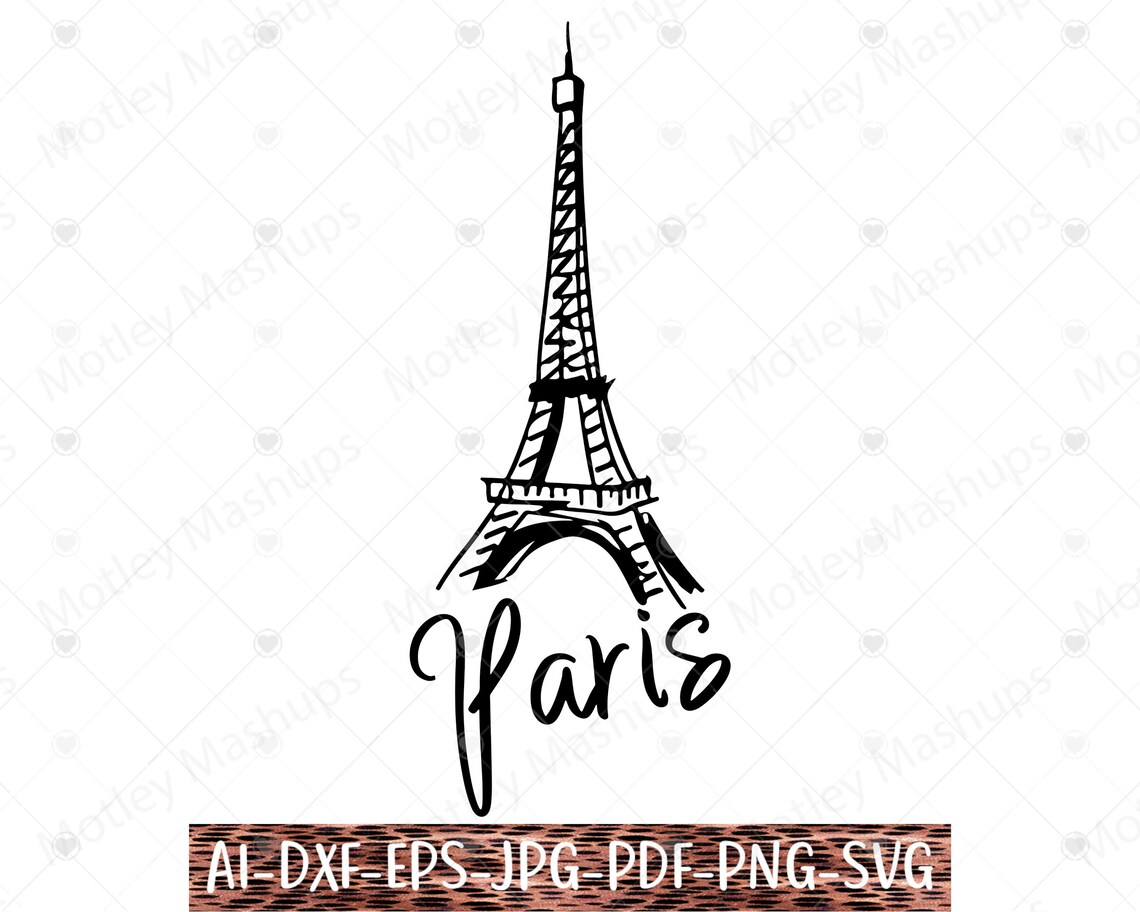 Eiffel Tower Svg, Paris Svg Png, France Svg Png, Cricut Cut File ...