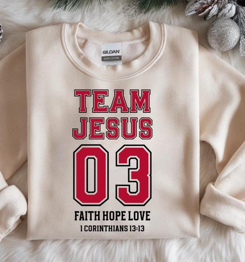 Team Jesus 1 Corinthians 13:13 PNG, Christian Faith (digital Download ...