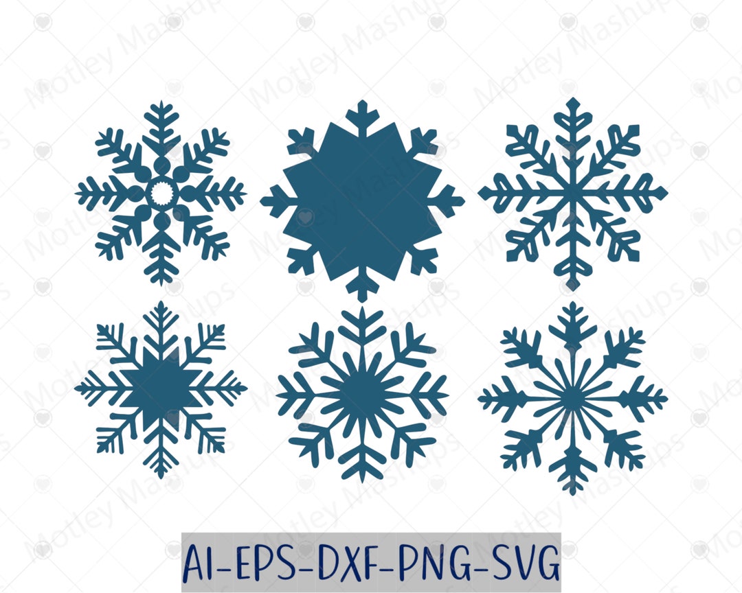 Snowflake Svg, Simple Snowflake Cut File, Christmas Svg Png, Snowflake ...