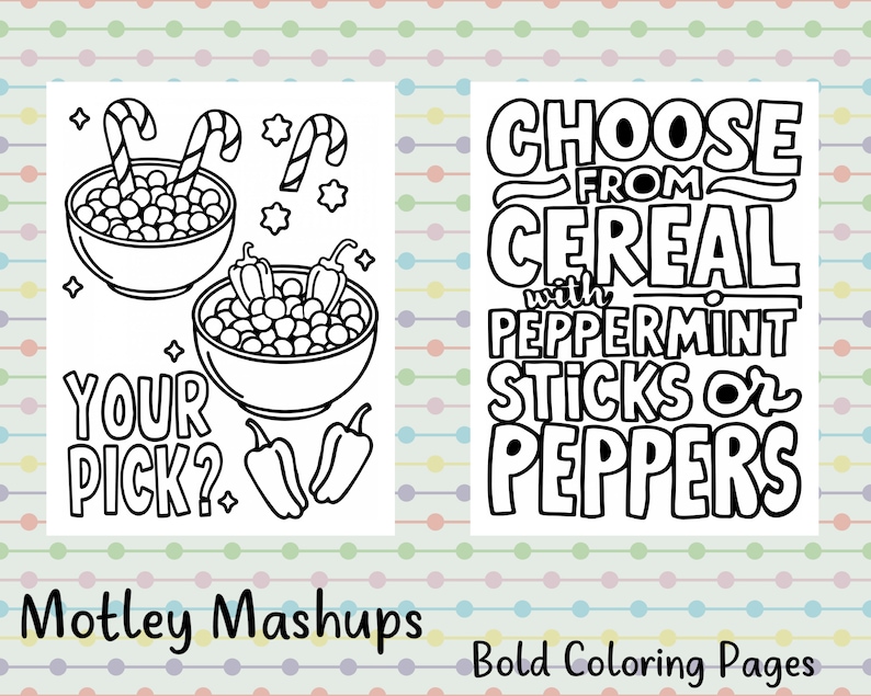 Would You Rather Kids Coloring Pages, Weird Fun Food Choices, Kids ...