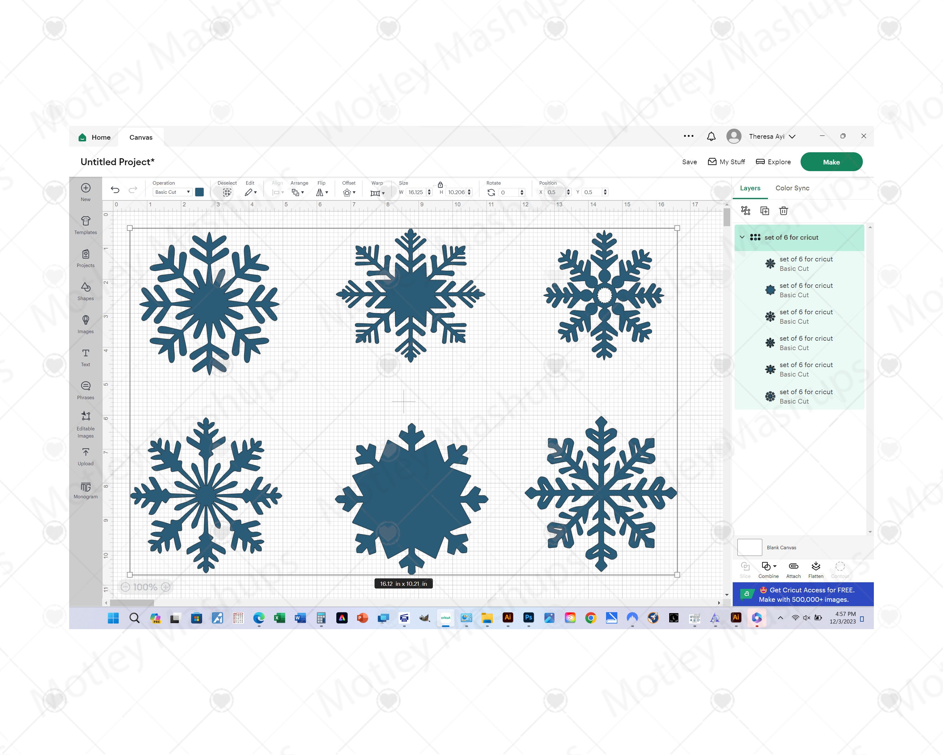 Snowflake Svg, Simple Snowflake Cut File, Christmas Svg Png, Snowflake ...