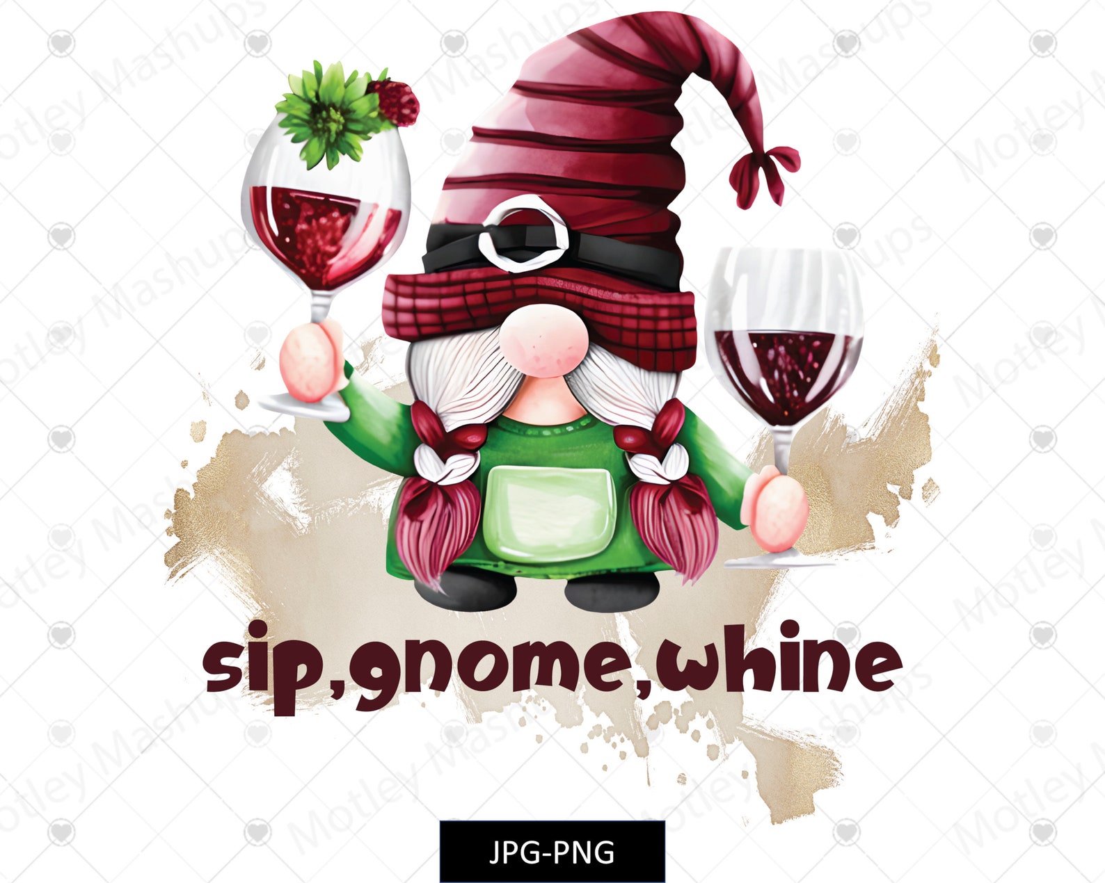 Wine Gnome PNG, Wine Gnome PNG, Digital Download, Wine Gnome ...