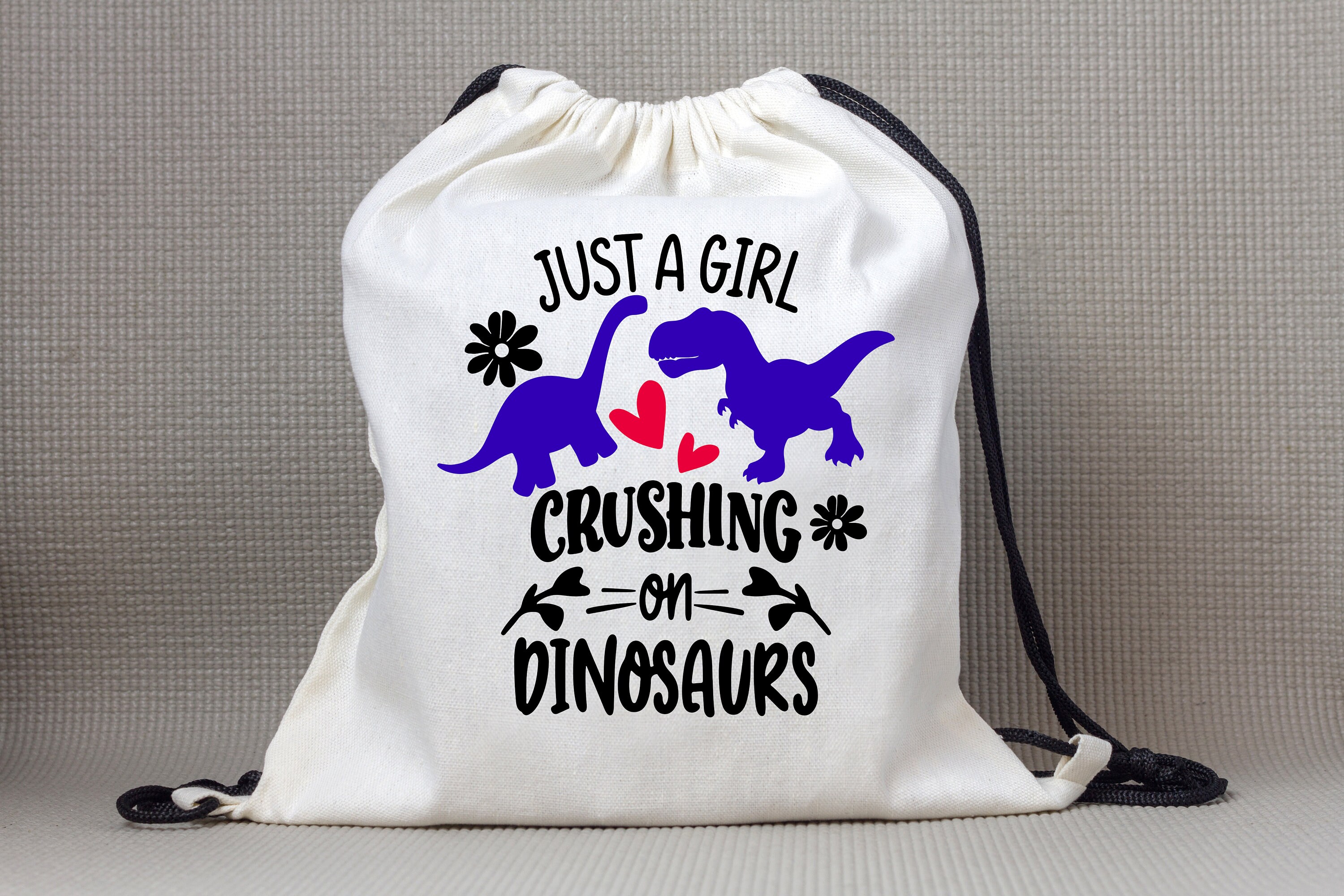 Just a Girl Crushing on Dinosaurs Svg, Girl Loves Dinosaurs Svg, Animal ...