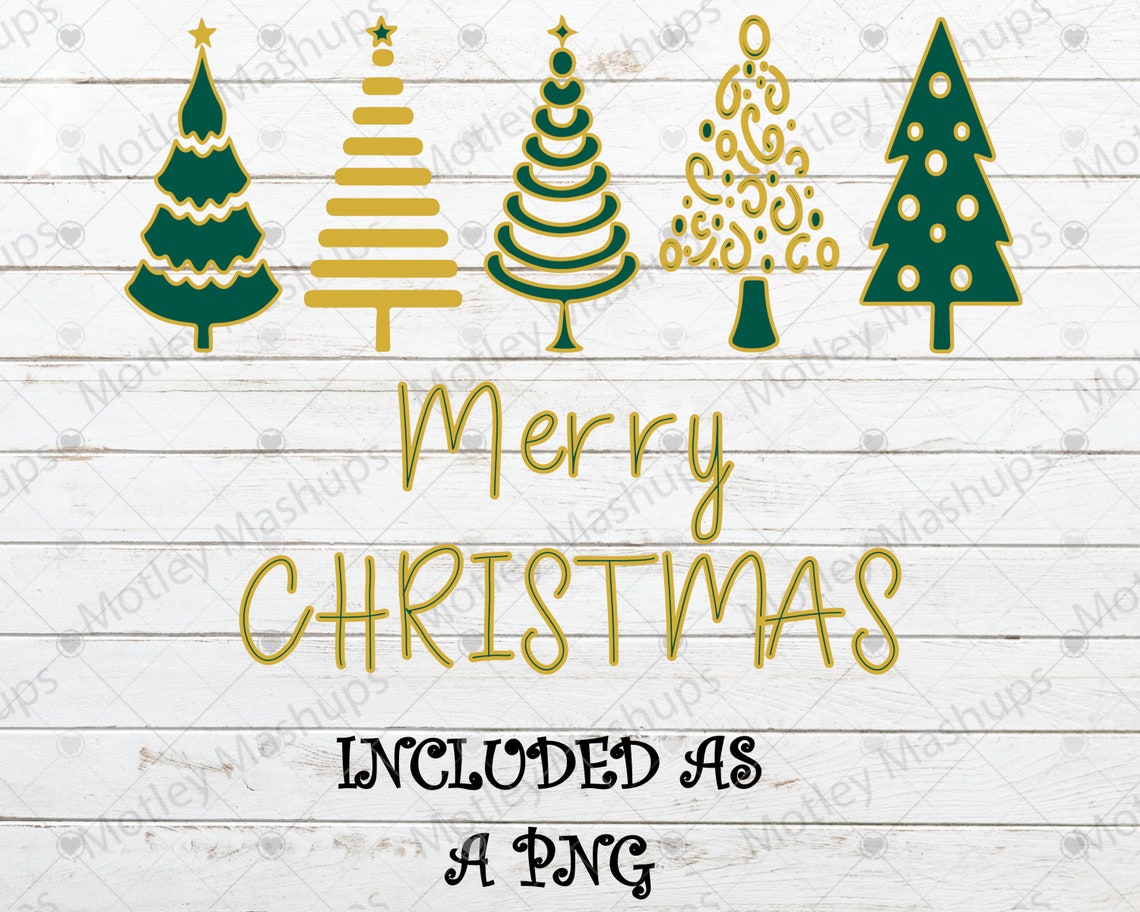 Christmas Tree SVG Bundle Christmas Svg Christmas Tree SVG - Etsy