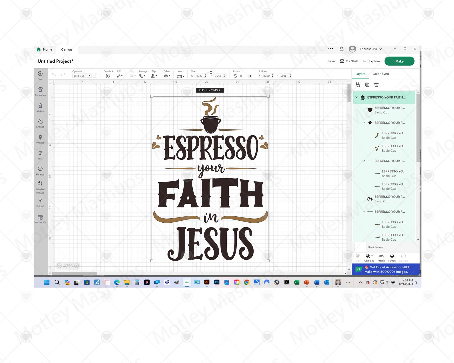 Espresso Your Faith in Jesus Coffee Svg, Faith Svg, Religious Svg Png ...