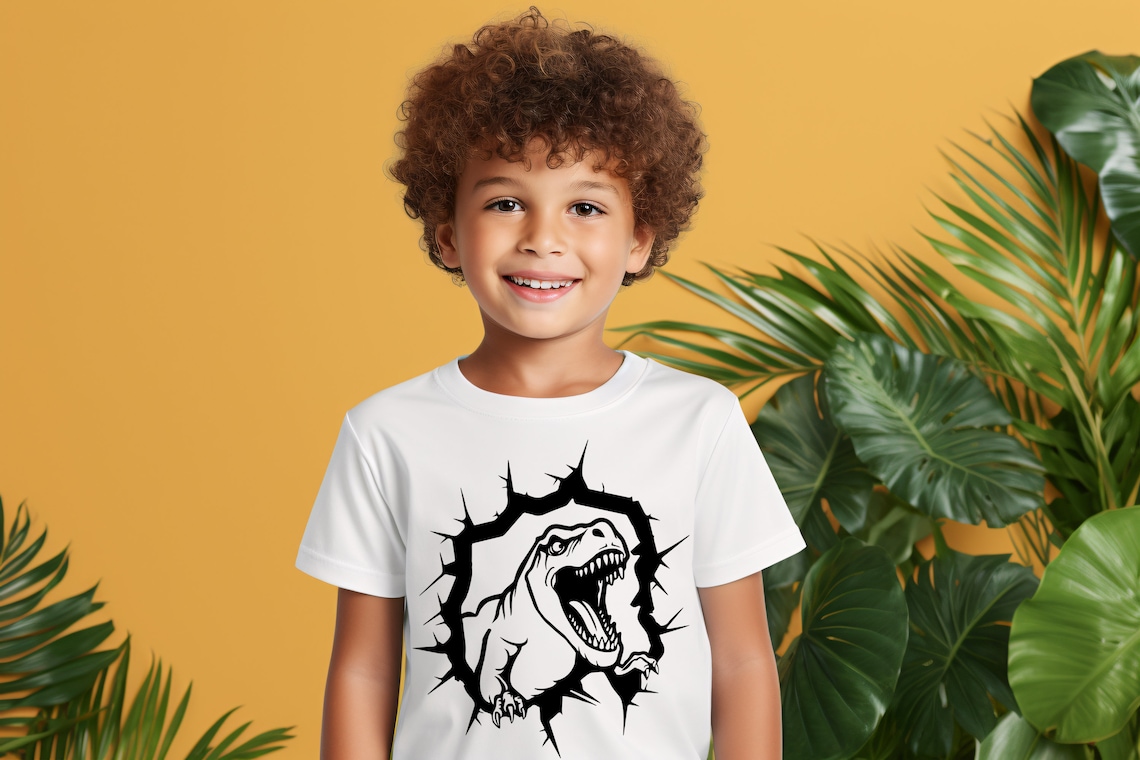 T-rex Scratch Svg, T-rex SVG PNG, Dinosaur Svg Png, Cracked Wall Svg ...