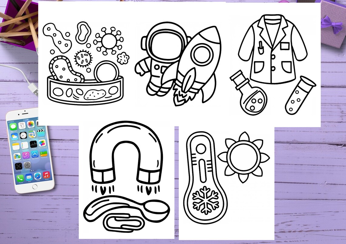 Bold Stem Learning Coloring Pages, Science Coloring, Math Coloring ...