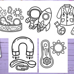 Bold Stem Learning Coloring Pages, Science Coloring, Math Coloring ...