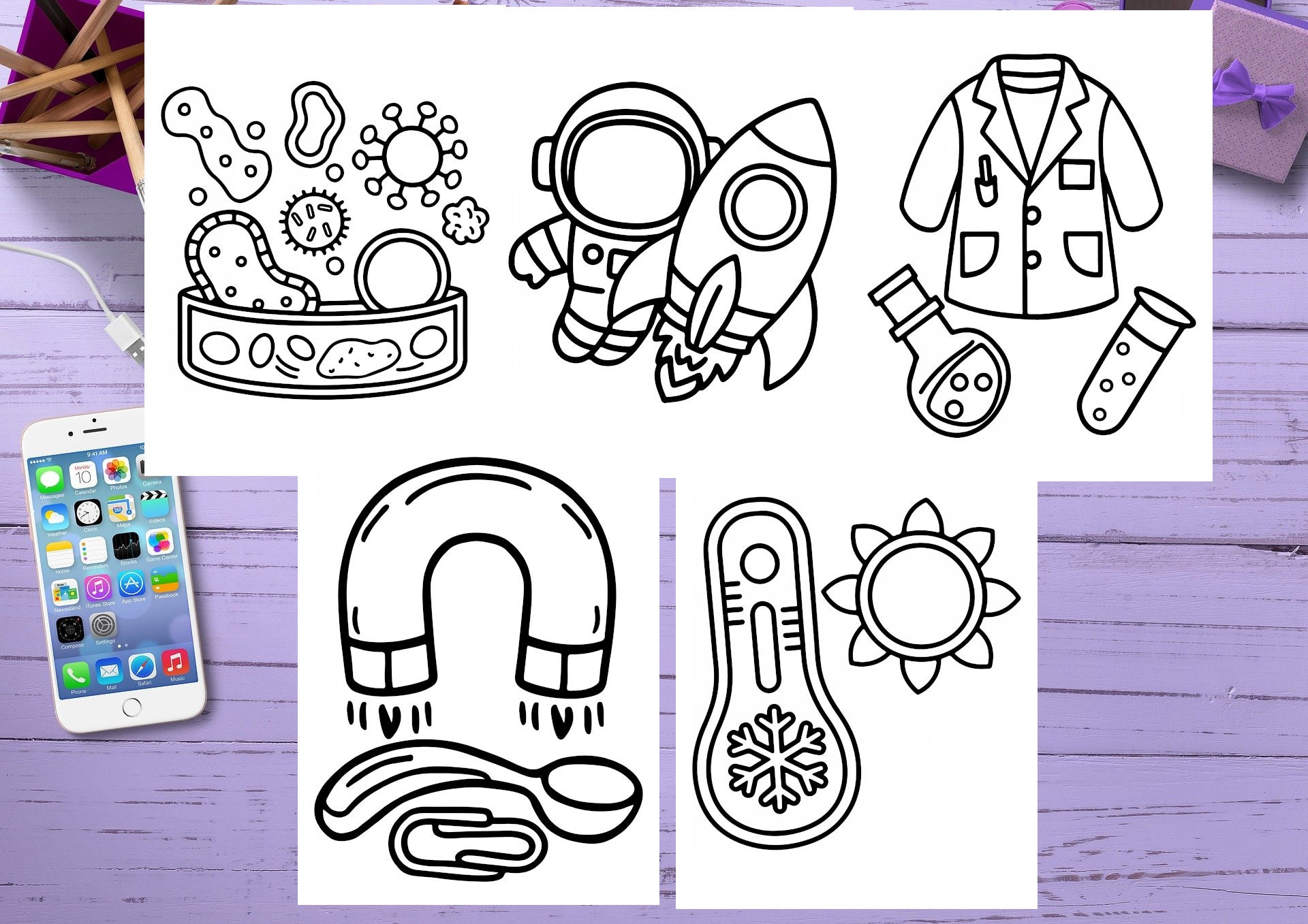 Bold Stem Learning Coloring Pages, Science Coloring, Math Coloring ...