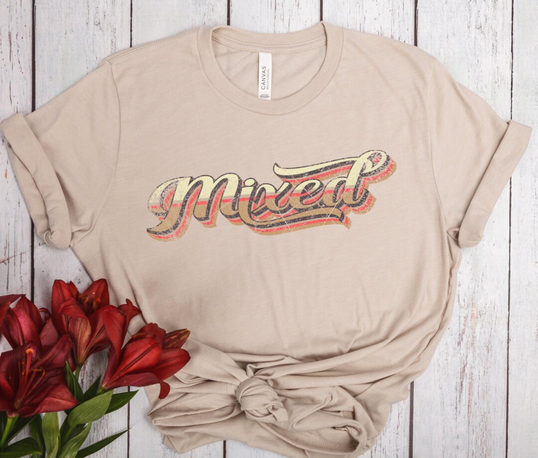 Mixed Race PNG JPG Retro, Biracial PNG, Multi-racial Png, Multicultural ...